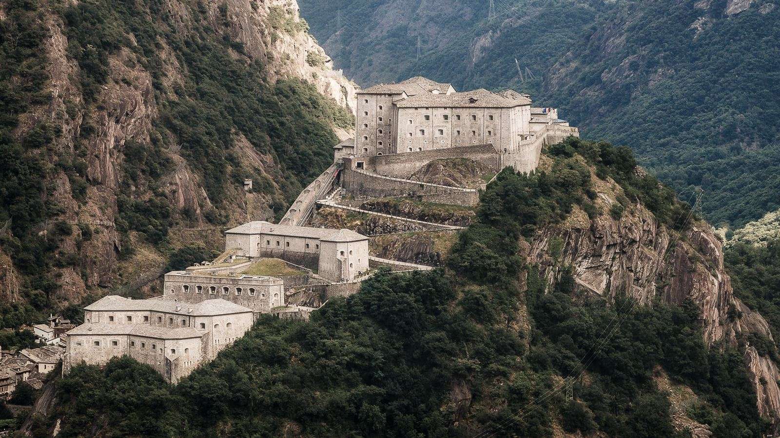 Festung von Bard - Festung in den Alpen